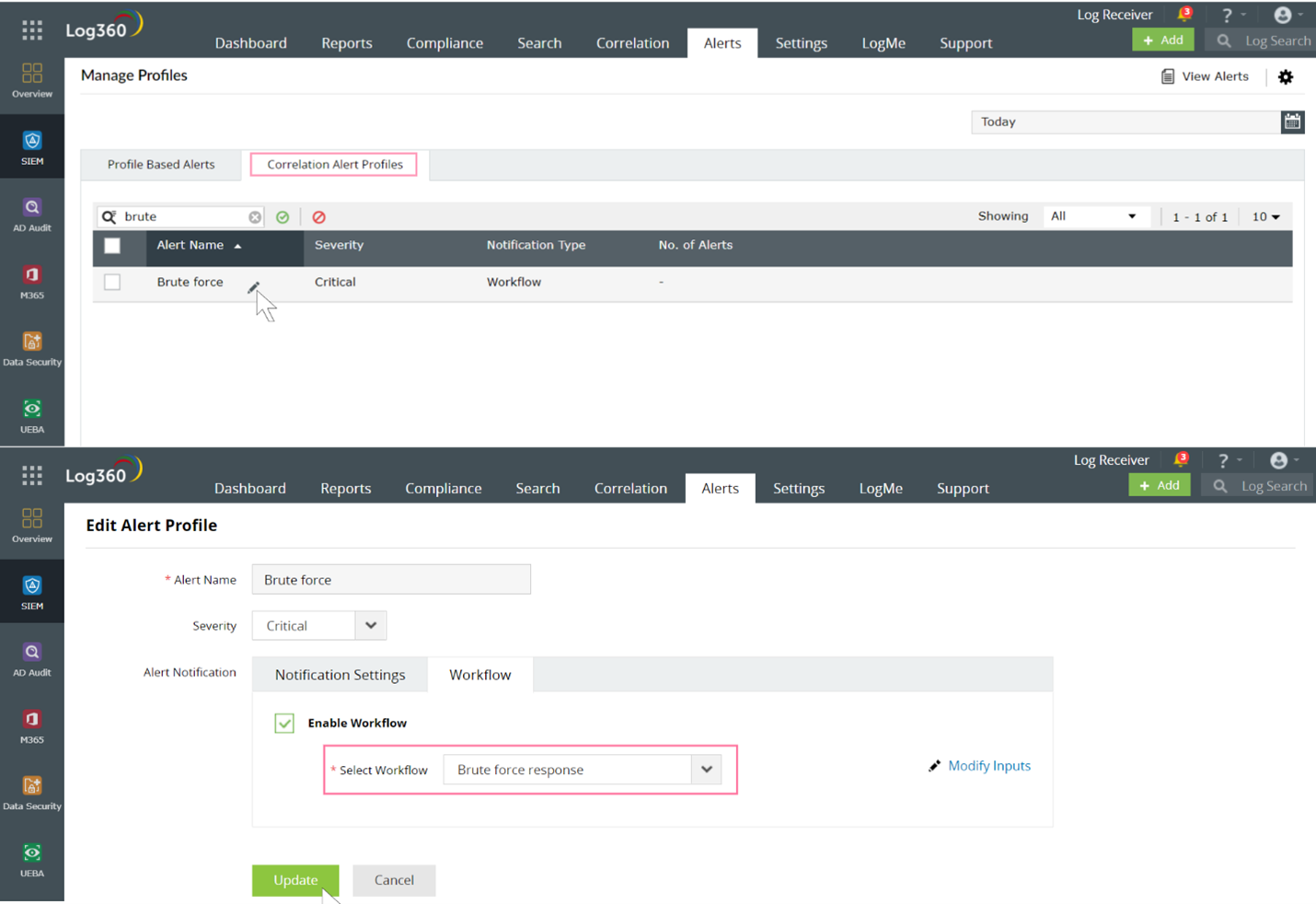 Automated Incident Response Using ManageEngine Log360