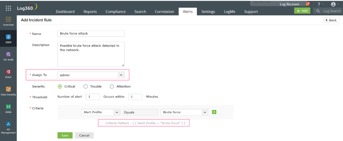 Automated Incident Response Using ManageEngine Log360